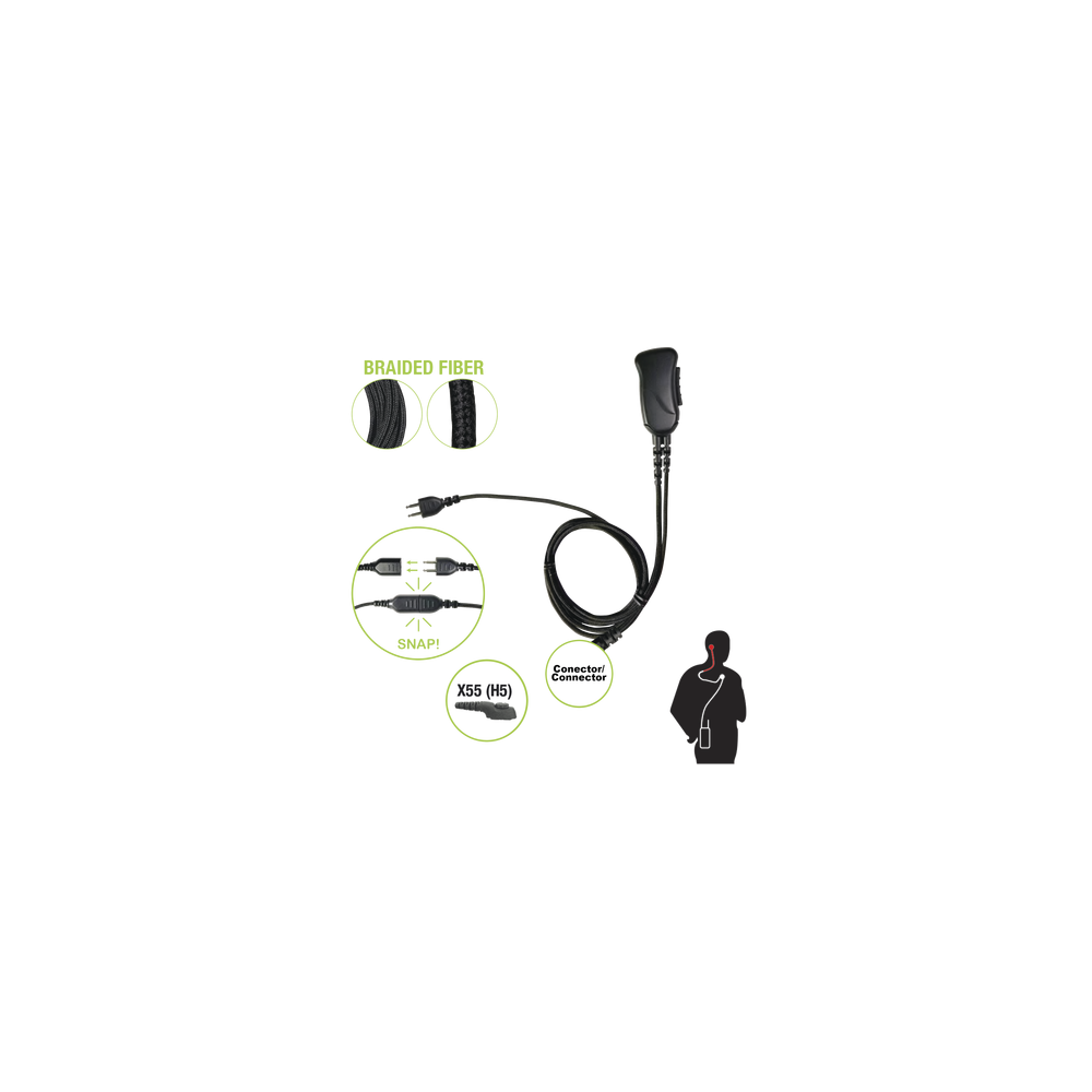 SNP1W55BF PRYME microfono - audifono Monterrey