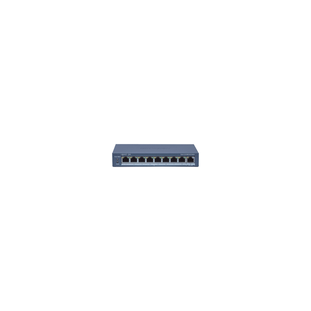 HIKVISION DS-3E1309P-EI(B) Switch Administrable PoE+ / 8 puertos 100 ...