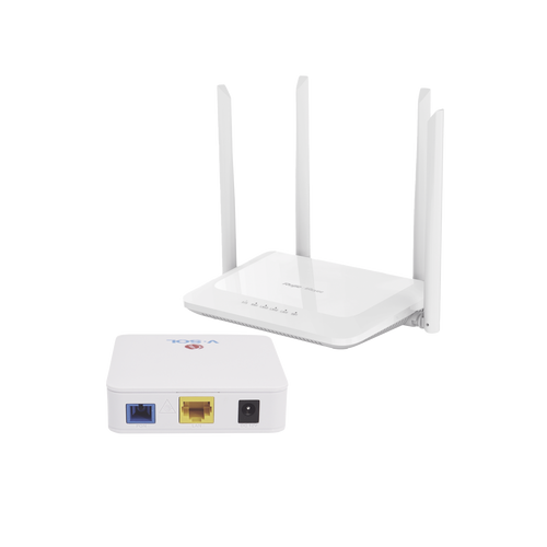 RUIJIE KIT1-VPON-MESH Kit 1 ONU Bridge V-Sol Dual GPON/EPON con Router ...