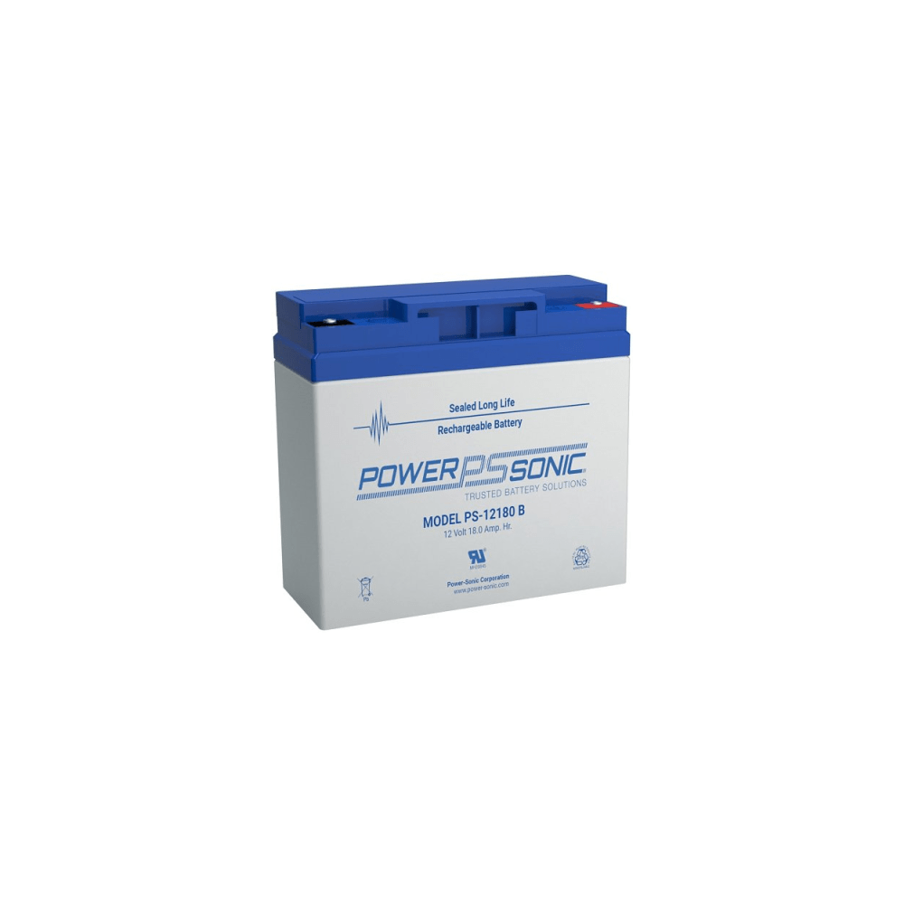 POWER SONIC PS-12180-B Batería 12V 18AH Para Respaldo Tecnologías AGM ...